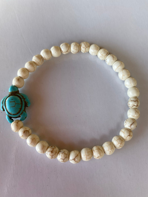 Sea Turtle Bracelet-Classic White - Florida Sea Turtle Company